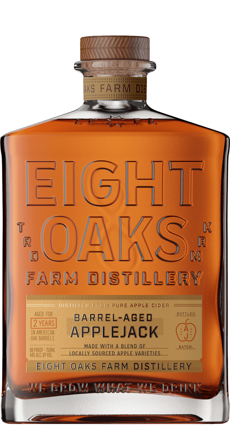 Barrel-Aged Applejack | Eight Oaks Farm Distillery