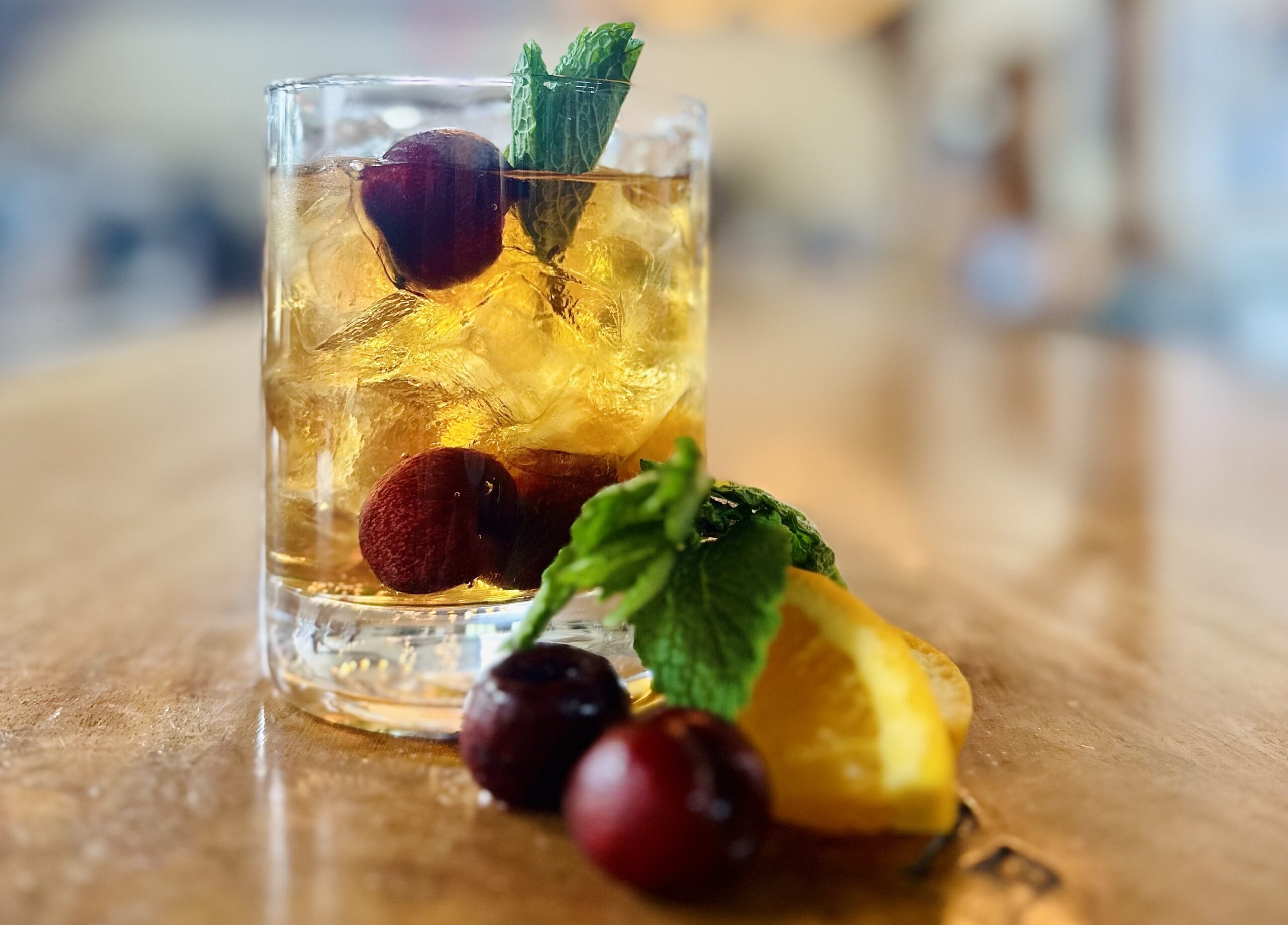 Cocktail of the Month: Cherry Rye Smash | Eight Oaks Farm Distillery